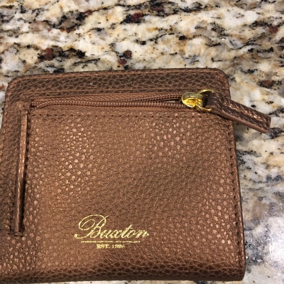Buxton | Bags | Buxton Mini Wallet Copper Vegan | Poshmark